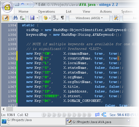 Features - oMega Commander