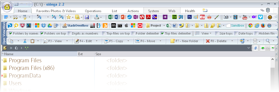 Features - oMega Commander