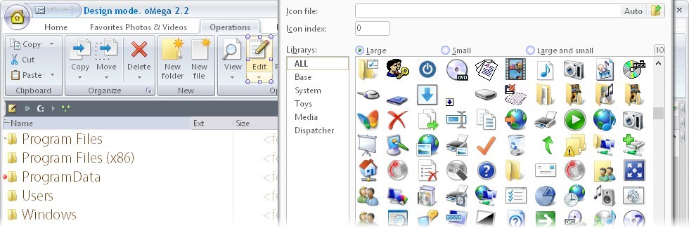 Features - oMega Commander
